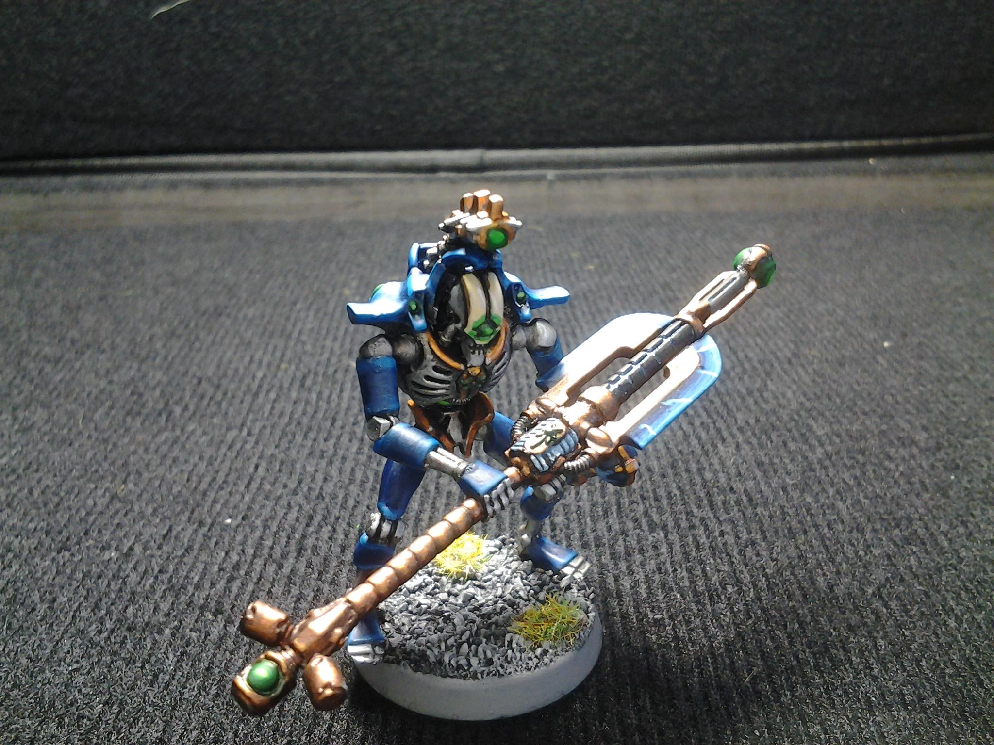 Blue Necron, Chronometron, Cryptek, Cryptek Conversion, Harbinger Of Eternity - Gallery - DakkaDakka